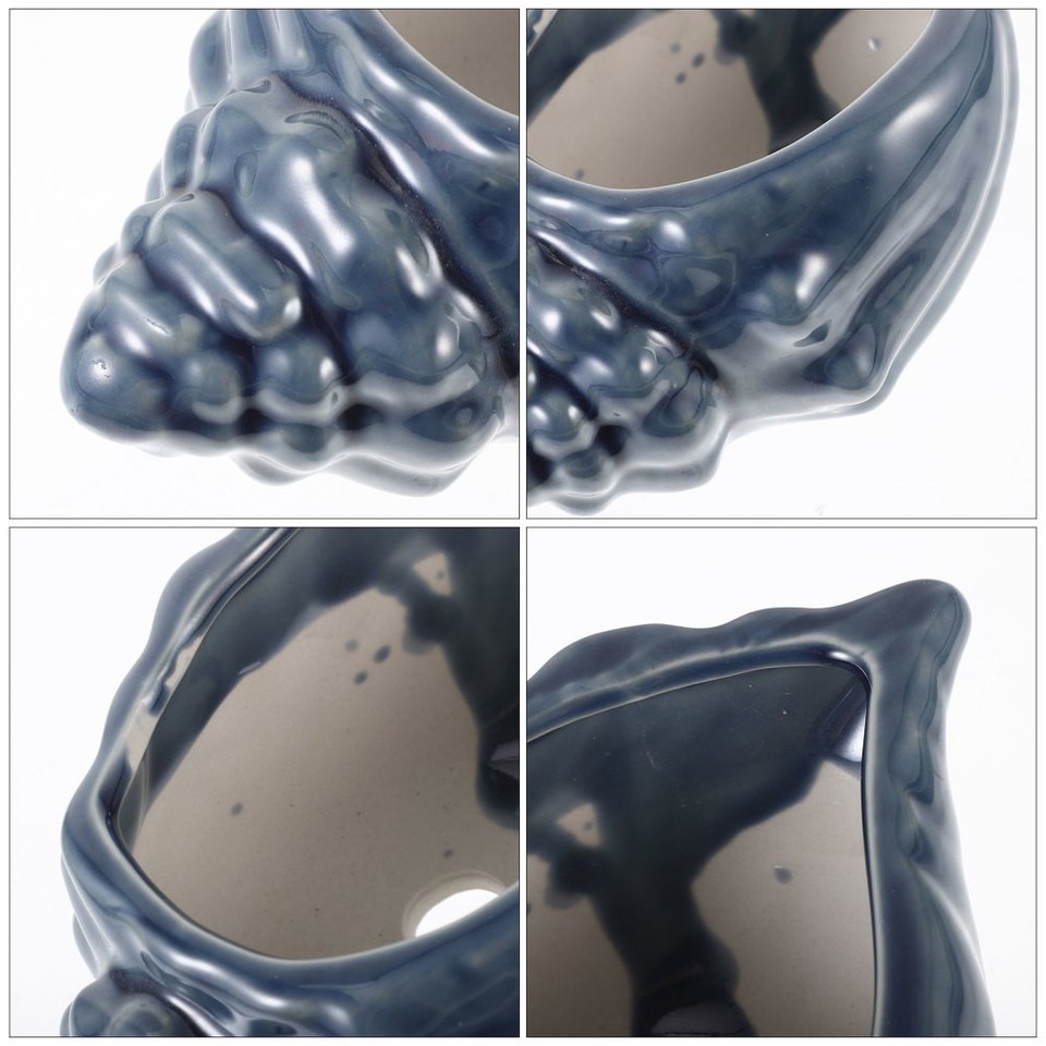 Outdoor Nautical Decoration Succulent Ceramic Flower Pot Coastal ...