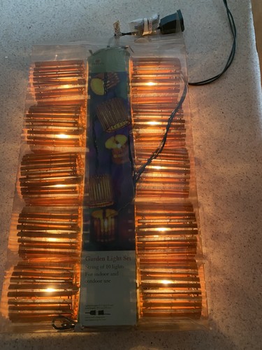 Vintage Garden Light Set Tiki Style string lights | eBay