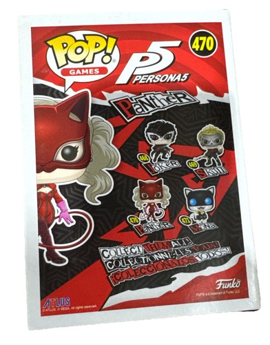 Funko # P5 Persona 5 Panther #470 Pop Vinyl Figure | eBay