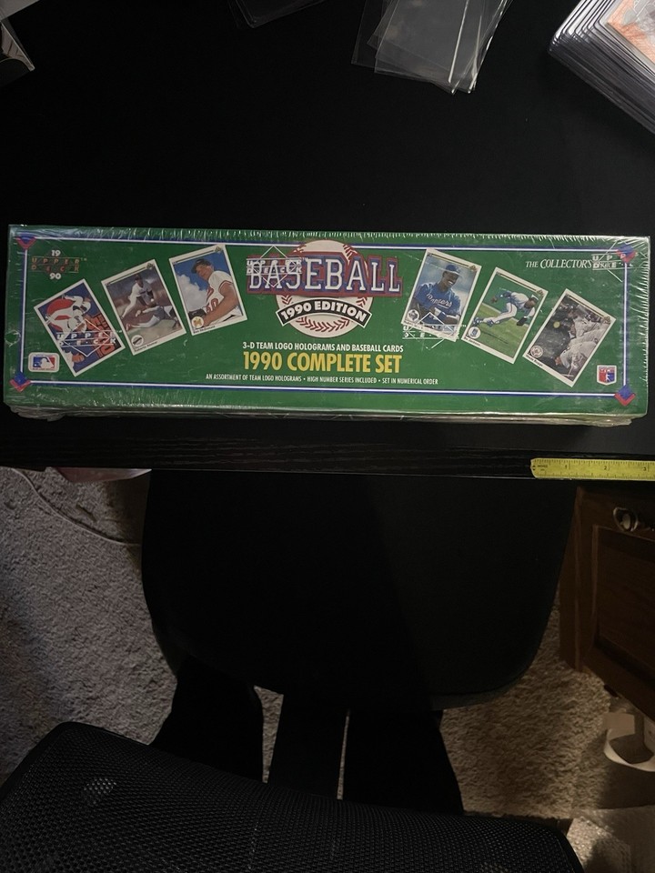 1990 Upper Deck Baseball Complete Set Factory Sealed Box Unopened 800 ...