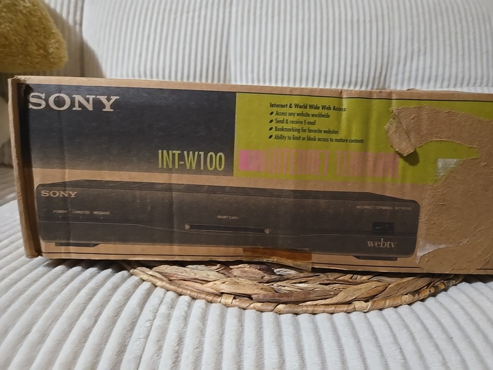 Sony WebTV Plus INT-W100 Vintage Internet Terminal | eBay