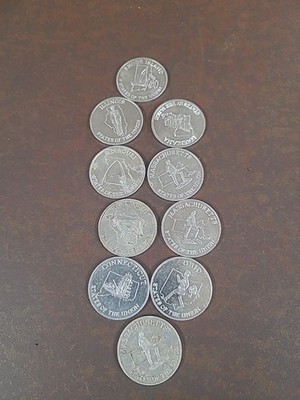 State Tokens Variety Lot Of 10 Tokens | eBay