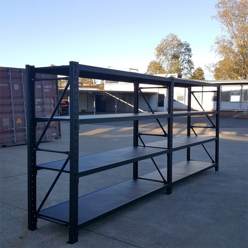 3.0M Metal Warehouse Racking Storage Garage Shelving Shelf Shelves ...