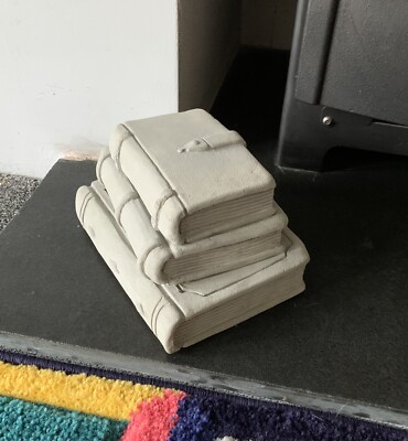 Stone Book Stack, Gift, Ornament, Rustic | eBay UK