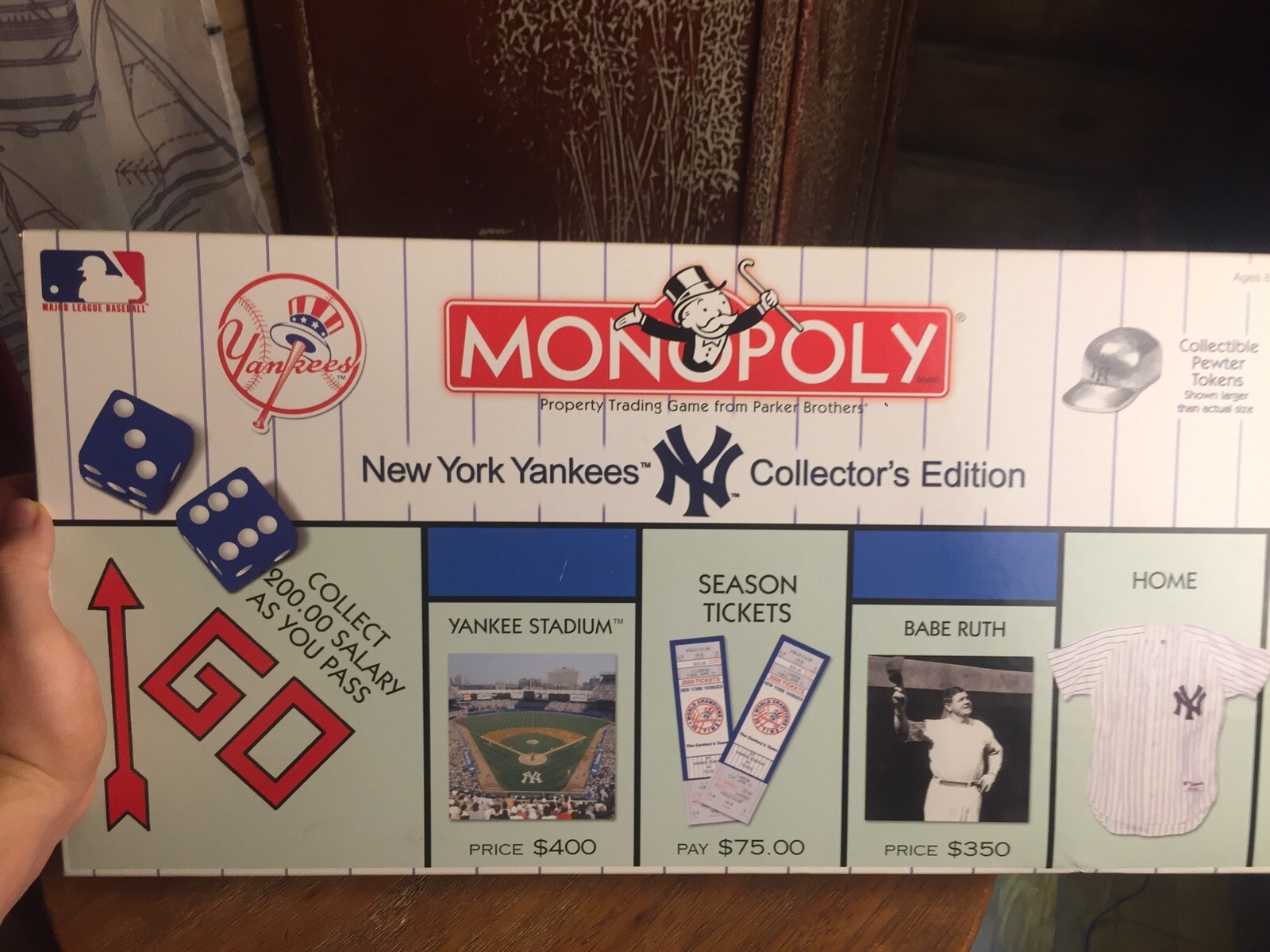 New York Yankees Monopoly Collectors Edition MLB Board Game 2000 GUC | eBay