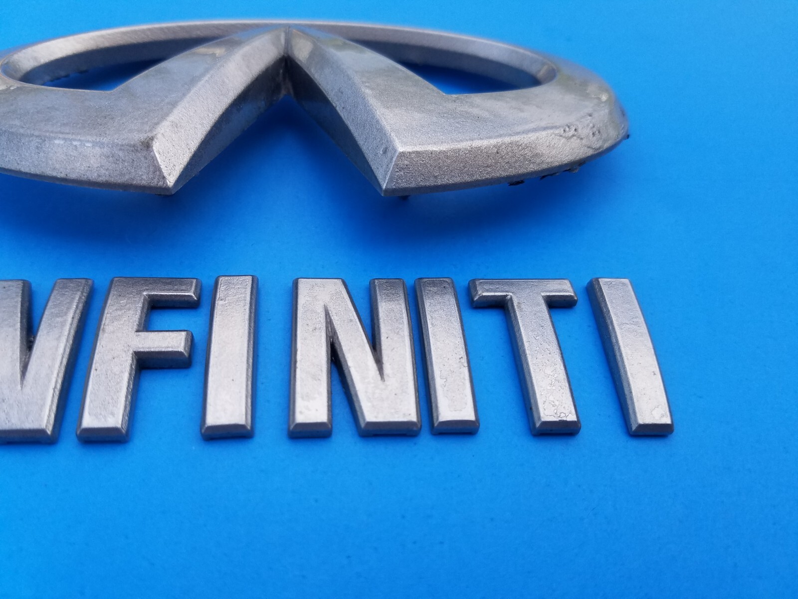 03 04 05 06 INFINITI G35 SEDAN REAR TRUNK LID EMBLEM LOGO BADGE SET OEM ...