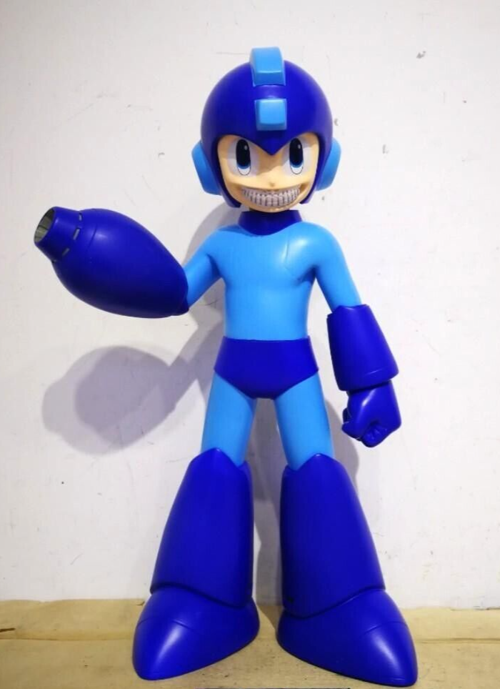 Ron English Mega Man GRIN Rockman 38cm Vinyl Figure MINDstyle | eBay