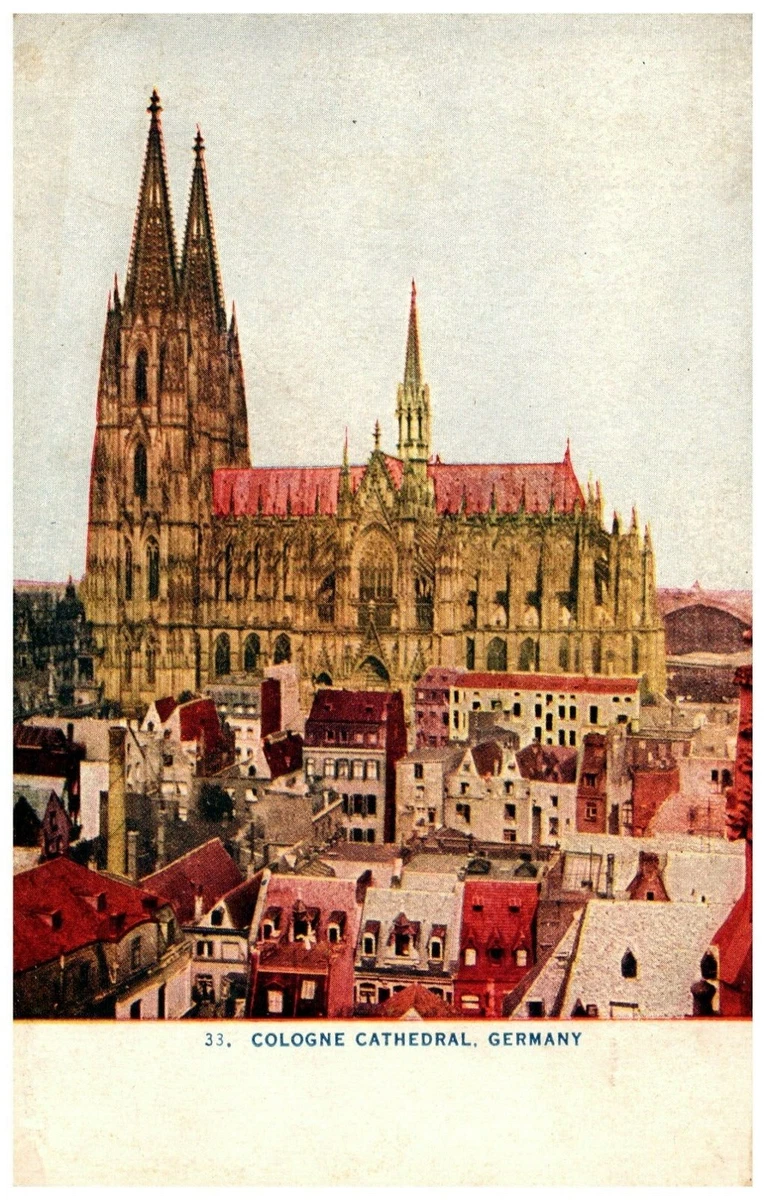 Vintage Postcard Cathedral Of Cologne
