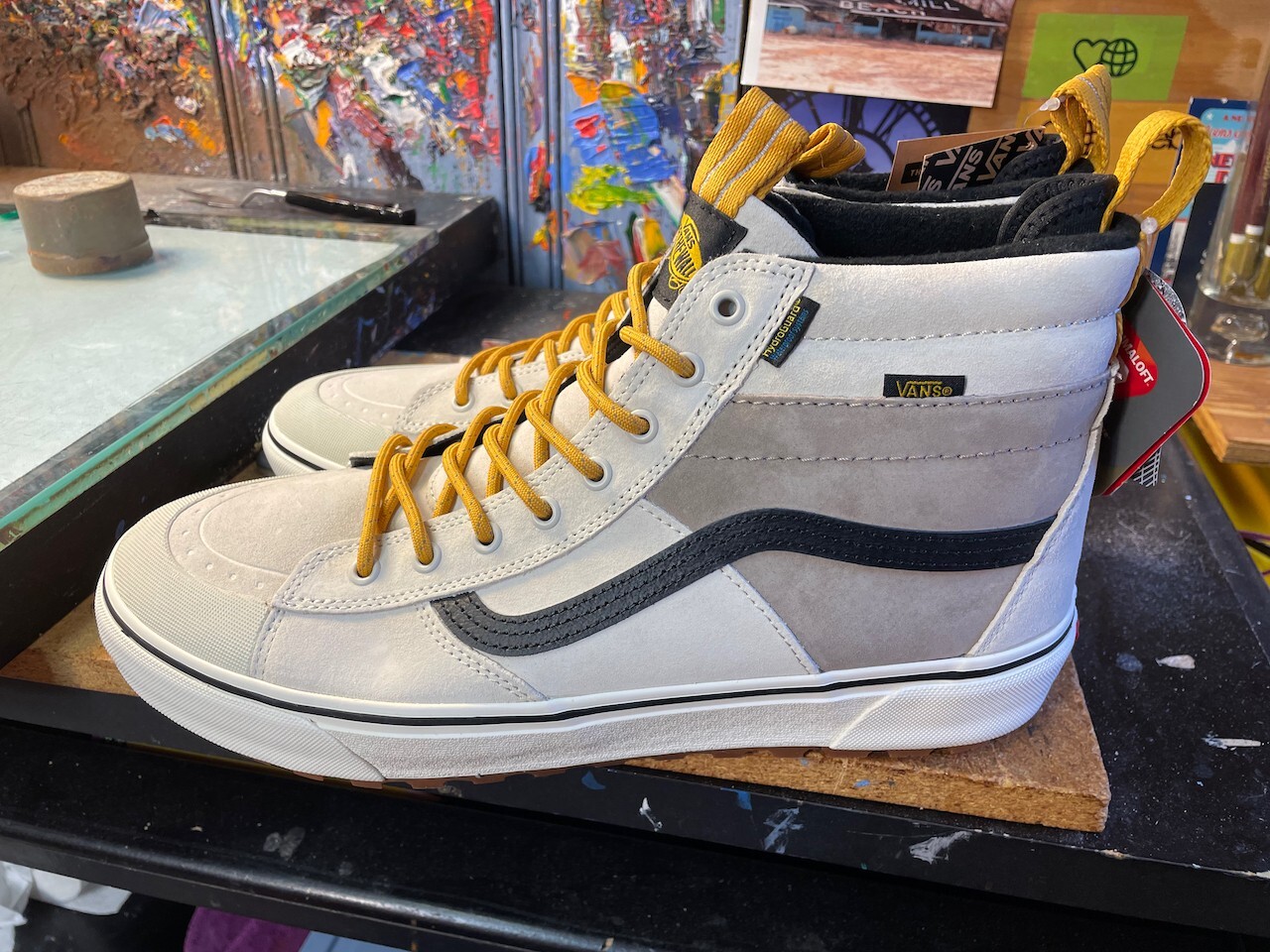 Size 13 - VANS Sk8- MTE-2 High Utility Pop - Beige for sale online | eBay