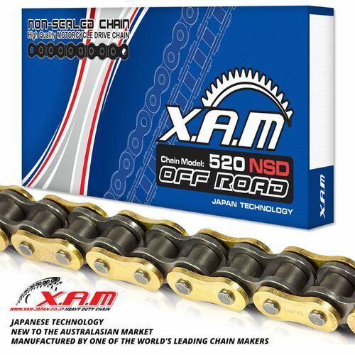 XAM Chain for Husaberg FC400 1998-2000 >520 STD Gold | eBay Australia
