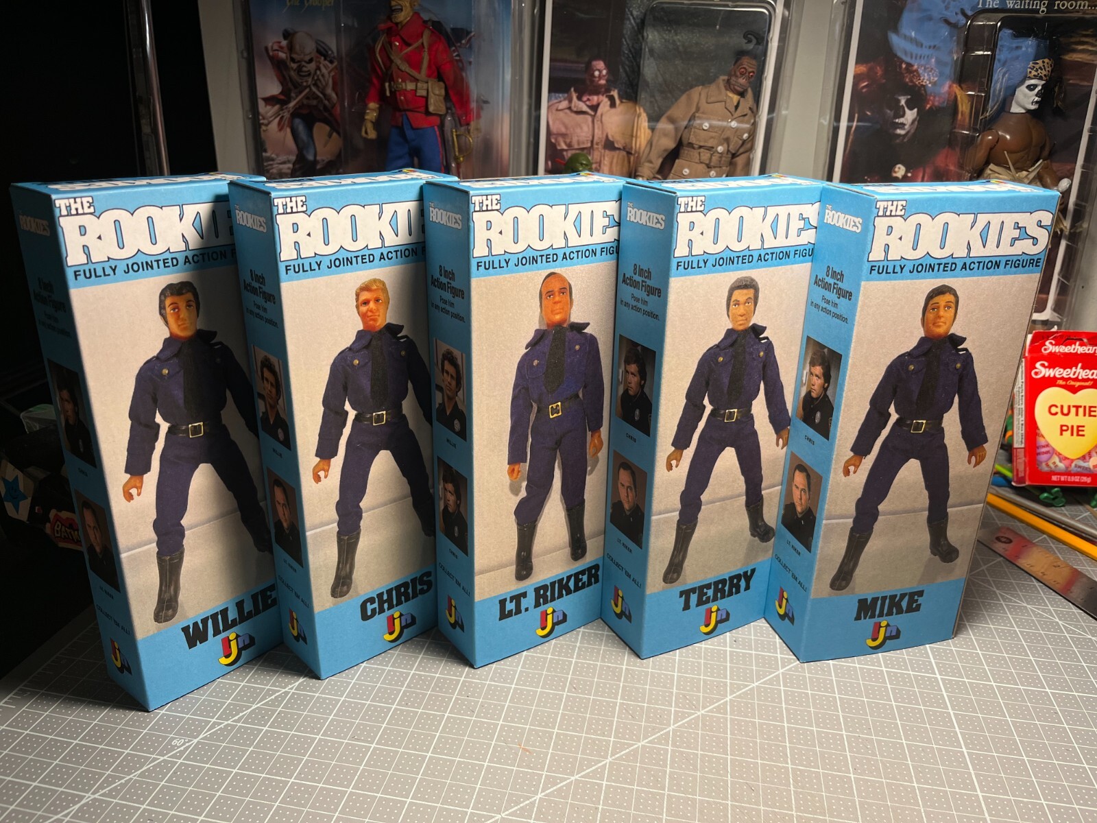 LJN 8" ROOKIES & SWAT CUSTOM BOX SET OF 10 LOT MEGO | eBay