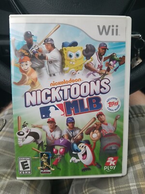 Nickelodeon Nicktoons MLB Nintendo Wii Complete FREE Same Day Shipping ...