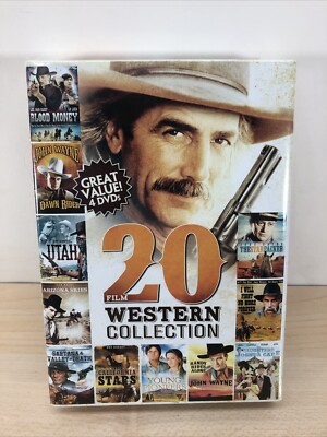 20 Film Western Collection (DVD, 2014, 4-Disc Set) NEW John Wayne ...
