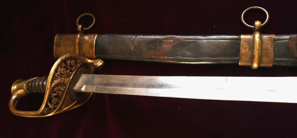 CIVIL WAR CONFEDERATE LOUISIANA THOMAS GRISWOLD OFFICER SWORD NEW ...