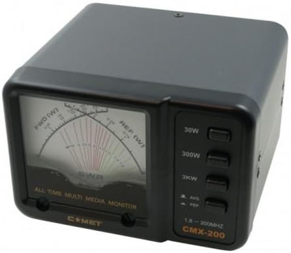 Comet CMX-200 SWR Power Meter Band 1.8 - 200 MHz MAX 2KW HF Universal ...