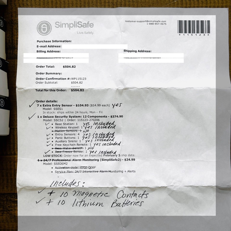 USED SimpliSafe #SSCS2 Home Security System | eBay