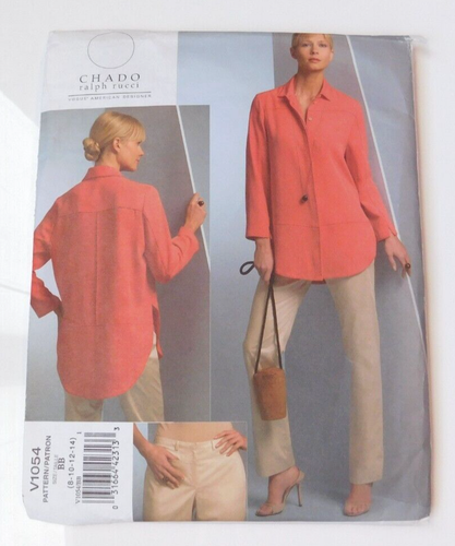 Vogue Chado Ralph Rucci Pattern #V1054 Sz 8-14 Uncut | eBay