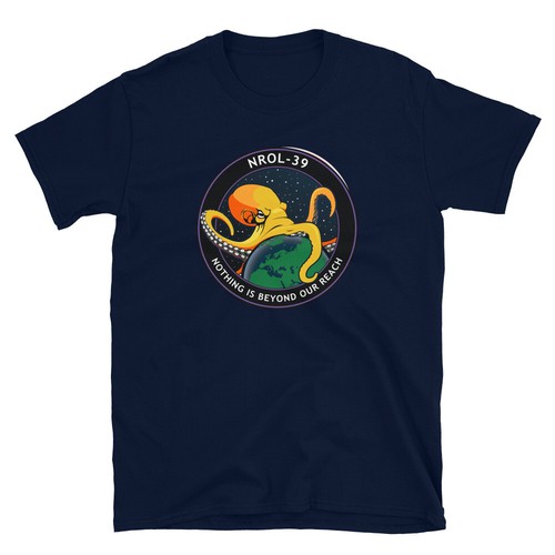 Spy Mission - Official NROL-39 octopus logo T-Shirt | spy satellite USA ...