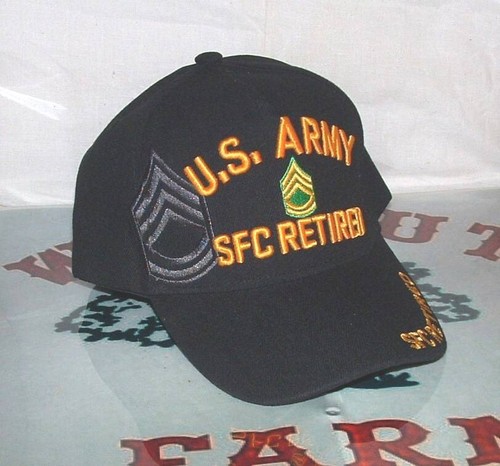 SFC Sergeant First Class US Army Military Approved Embroidered ...