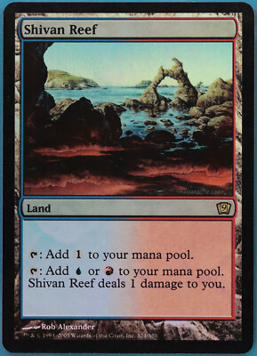 Shivan Reef FOIL 9th Edition HEAVILY PLD Land Rare CARD (423478 ...