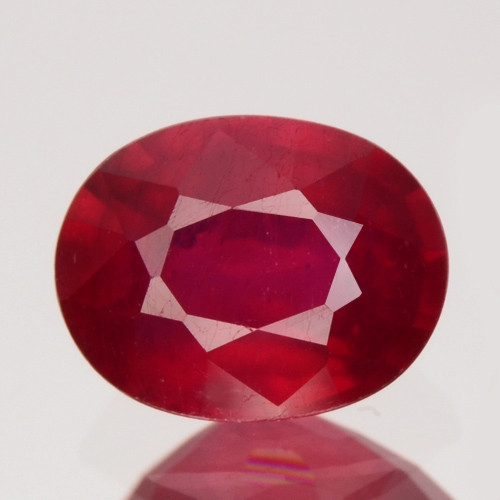 Only! $19.99/1pc 8x6MM Oval 100%Natural Deep Pigeon Blood Red RUBY GEM ...