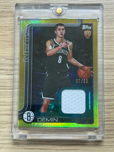 2025/26 Topps Flagship FRO-ED Egor Demin Gold Rookie Patch /50 | eBay