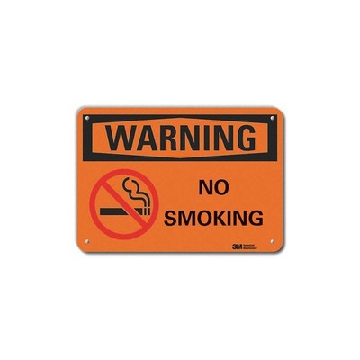 LYLE LCU6-0056-RA_10x7 Rflct No Smoking Warn Sign,7x10in,Alum 48WT43 | eBay