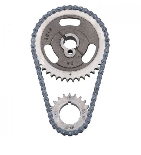 Edelbrock 7814 Performer-Link True-Roller Timing Chain Set for 221-302 ...