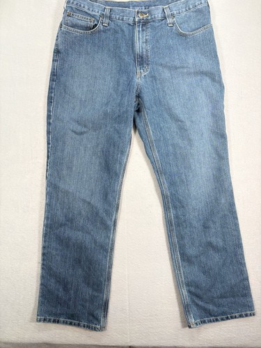 Carhartt Jeans Men's 36x32 Relaxed Fit Straight Work Pants 101483-980 ...