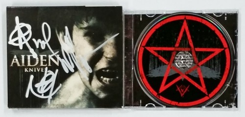 AIDEN BAND SIGNED KNIVES CD W/COA WILLIAM CONTROL | eBay