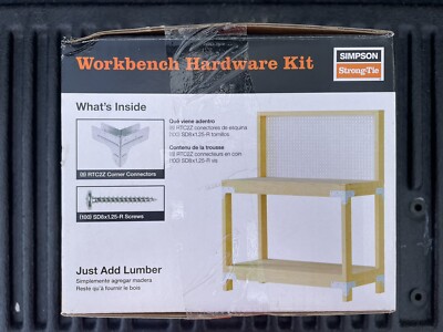 Simpson Strong-Tie Diy Workbench And Shelving Hardware Kit, Free ...