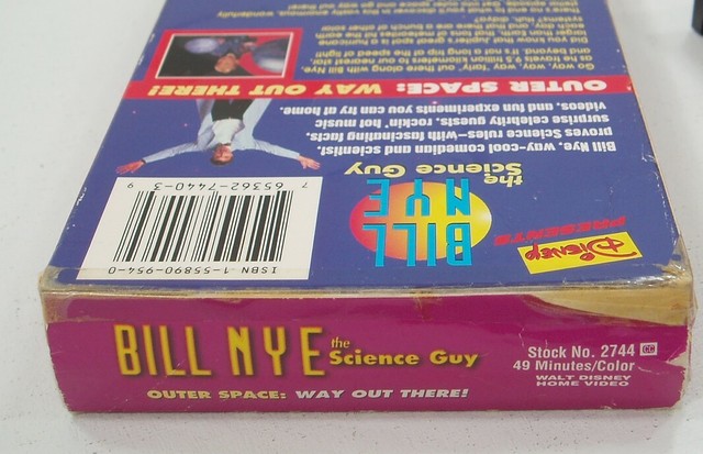 Bill Nye the Science Guy: Outer Space - Way Out There (VHS, 1994) for ...