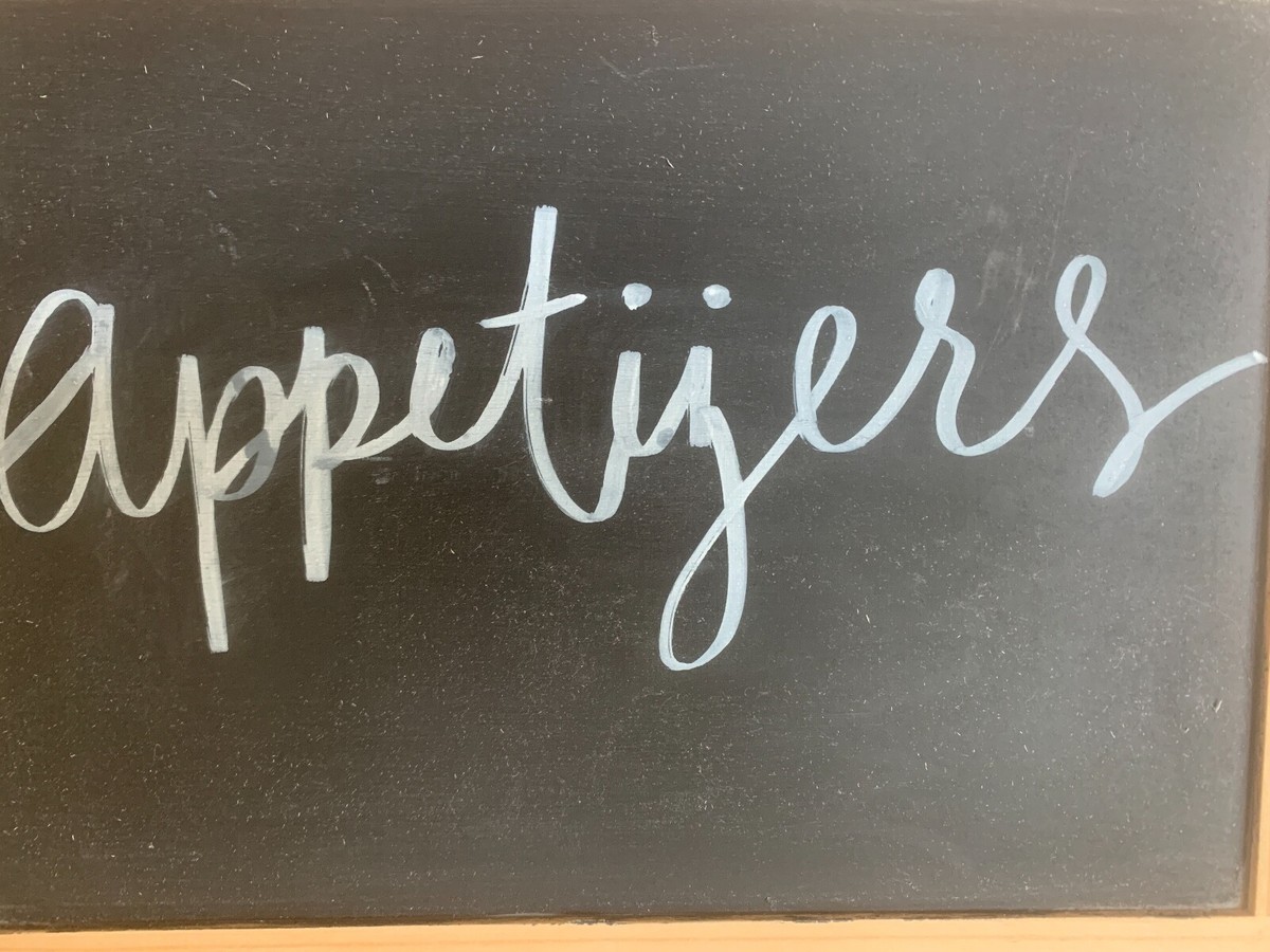 Appetizer Sign