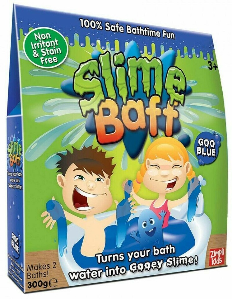 SLIME BAFF 300g Green Blue Red - 2 Use-Gelli jelli Baff Bath Play ...
