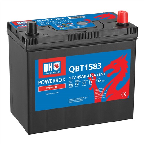 Car Starter Battery 158 45Ah 430A CCA 12V T1 Terminal B24 Quinton ...