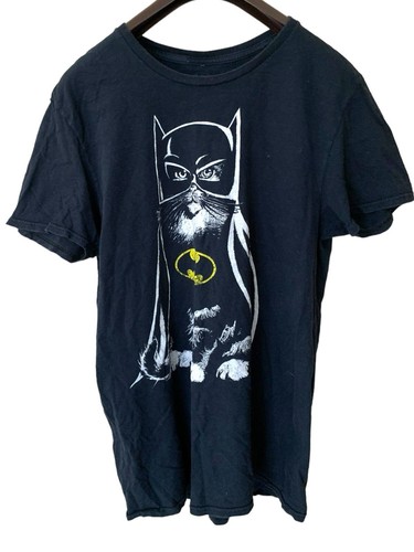 Batman DC Comics Catman Bat Cat Short Sleeve Black T-Shirt Women’s ...