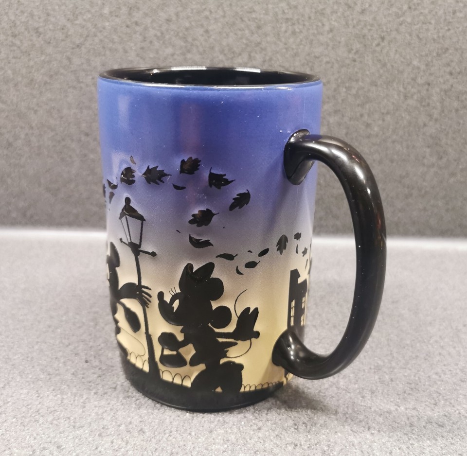 Disney Store Exclusive Mug Pluto Mickey & Minnie Mouse Autumn Night ...