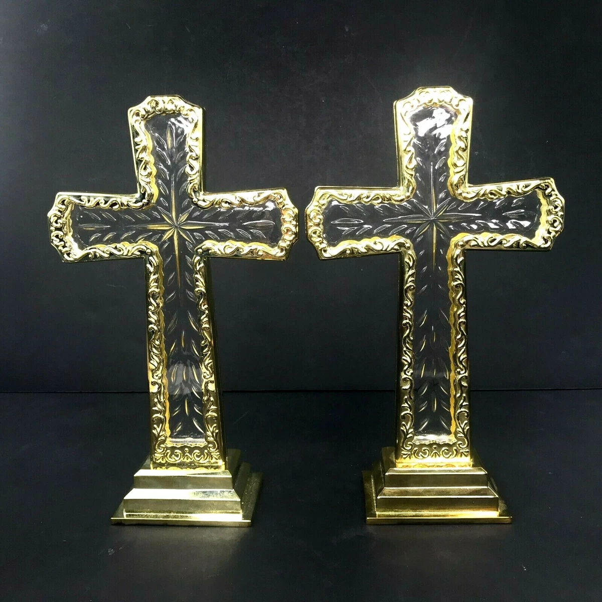Glass Standing Crosses