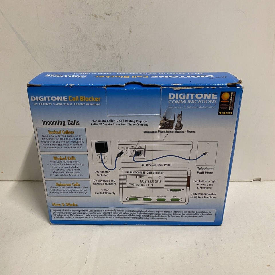 Digitone Call Blocker Home Office Call Protection HTF | eBay