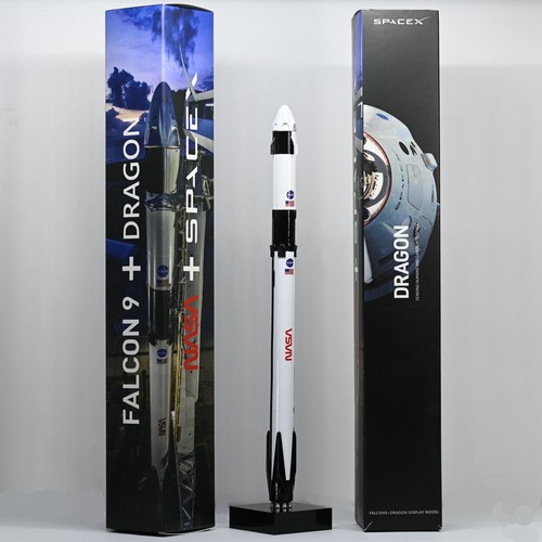 SpaceX Falcon 9 - Crew Dragon Rocket Model Static Model 1:233 | eBay
