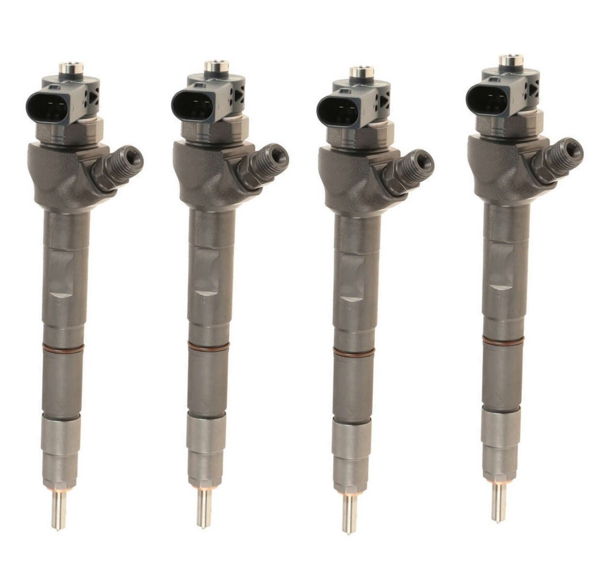 Set of 4 Bosch Port Fuel Injectors Assembly for VW Passat 2.0L L4 2013 ...