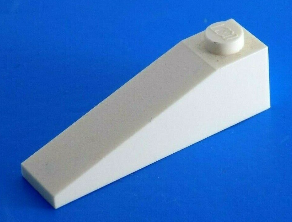10 LEGO White Slope Brick 18° 1 x 4 (60477) - (10 Pieces) | eBay Australia