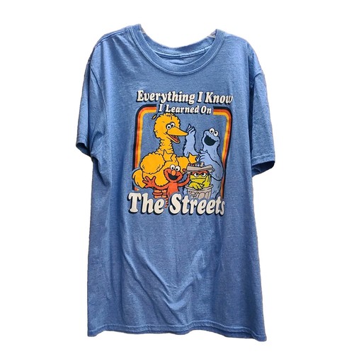 Sesame Street everything I know I learned on the streets T-shirt adult ...
