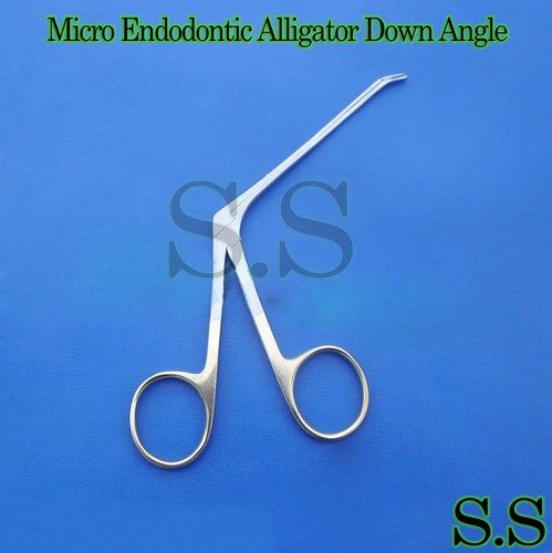 Micro Endodontic Alligator Down Angle Dental Instrument | eBay