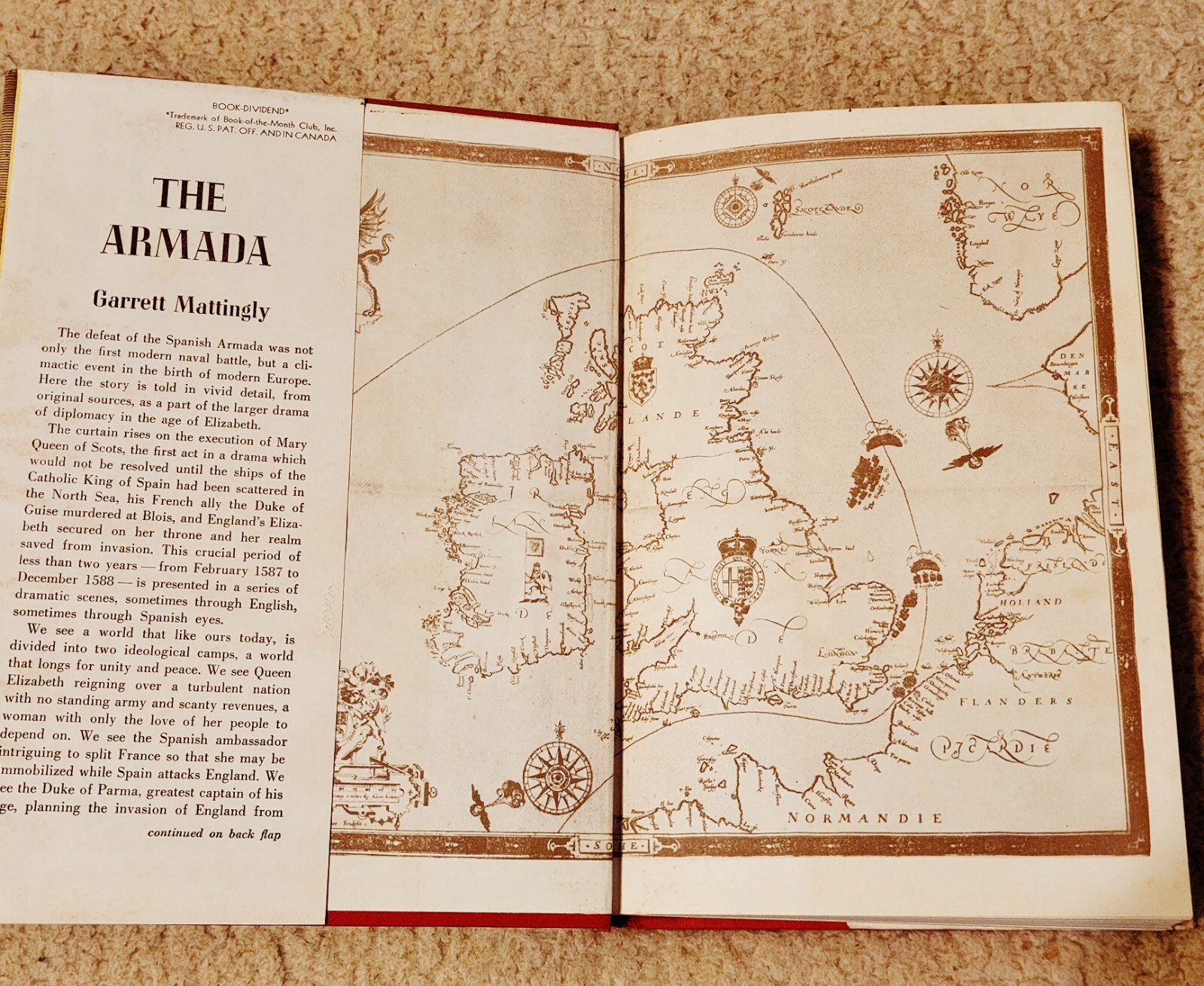 The Armada, by Garrett Mattingly, 1959 First Printing Hardcover w/ Dust ...