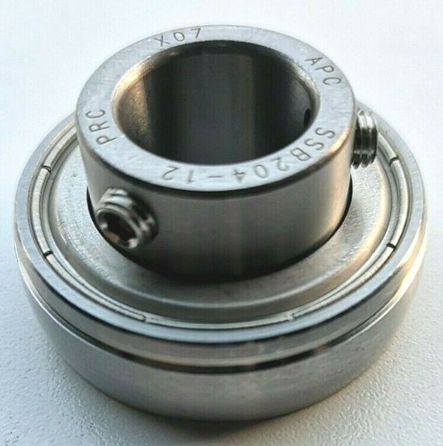 Premium SSB206-19G | Stainless 1-3/16" Bore Insert Bearing SB206-19G ...