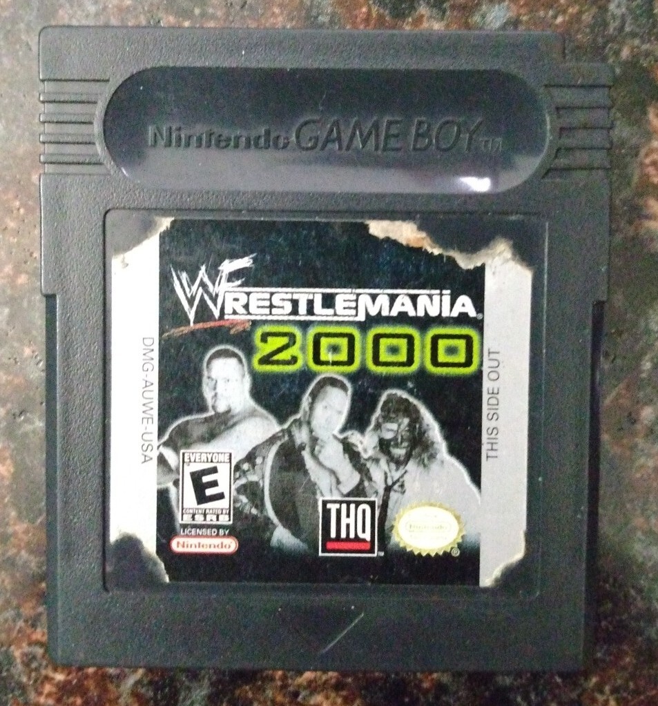 WWF WrestleMania 2000 Nintendo GBC (Game Boy Color, 1999) Game Cart ...