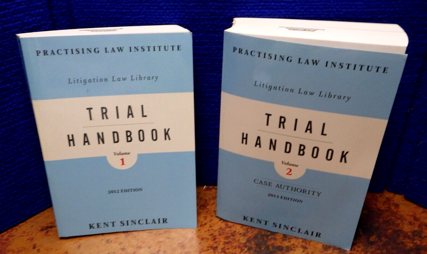 Trial Handbook by Kent Sinclair (2012, Trade Paperback) for sale online ...
