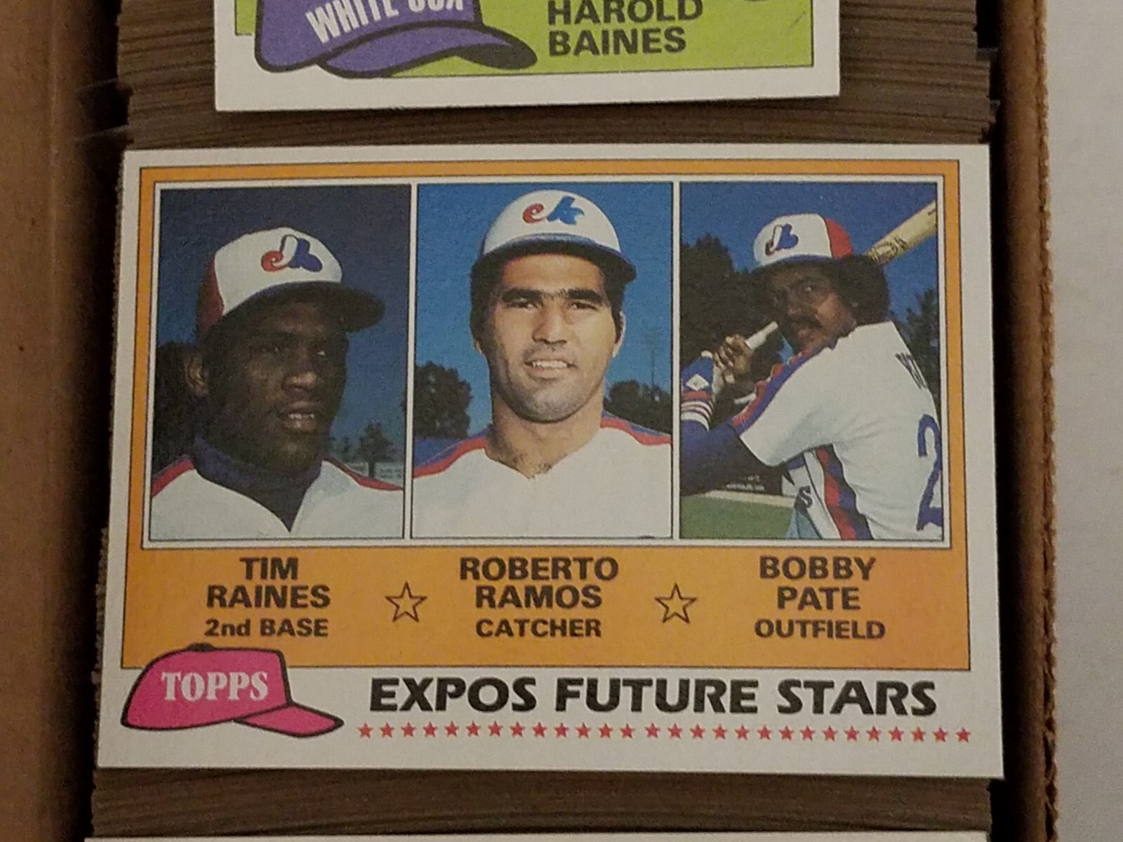 1981 Topps Baseball Complete Card Set 1-726 Tim Raines Harold Baines ...