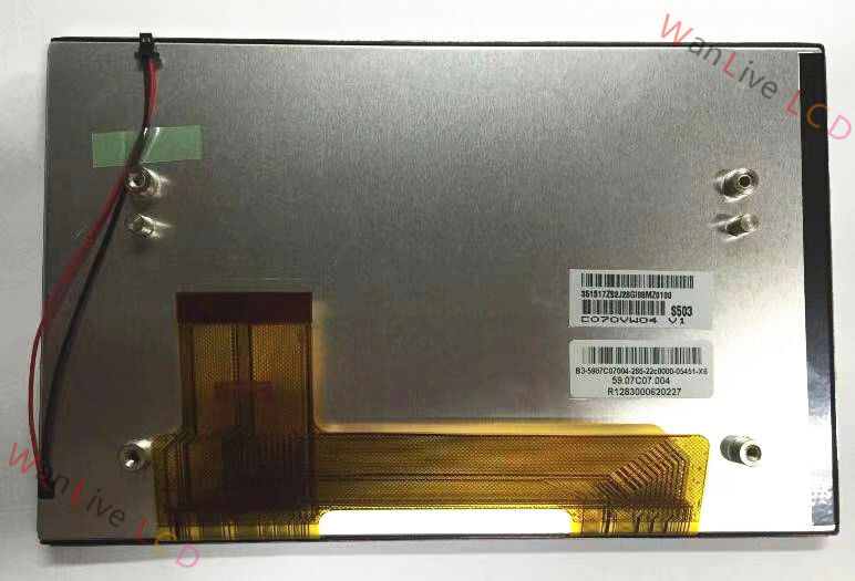 C070VW04 V1 7'' Inch 800*480 A-Si LCD LCD Screen Display Panel 1 Year ...